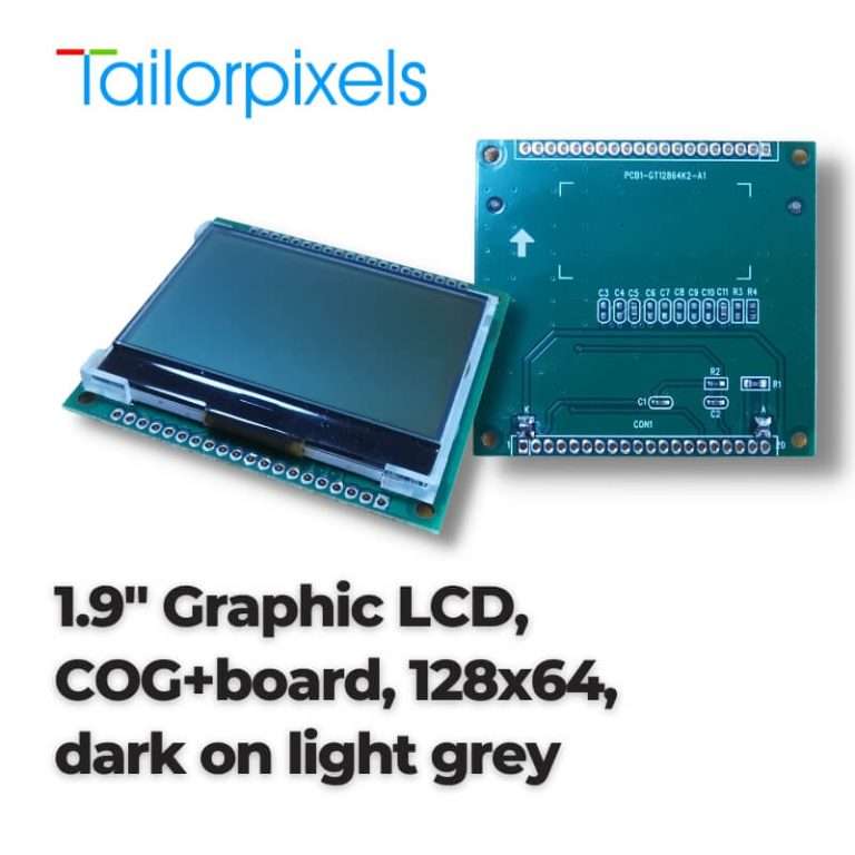 LCD 12864, Graphical LCD Display 128x64, COG, FSTN, ST7567