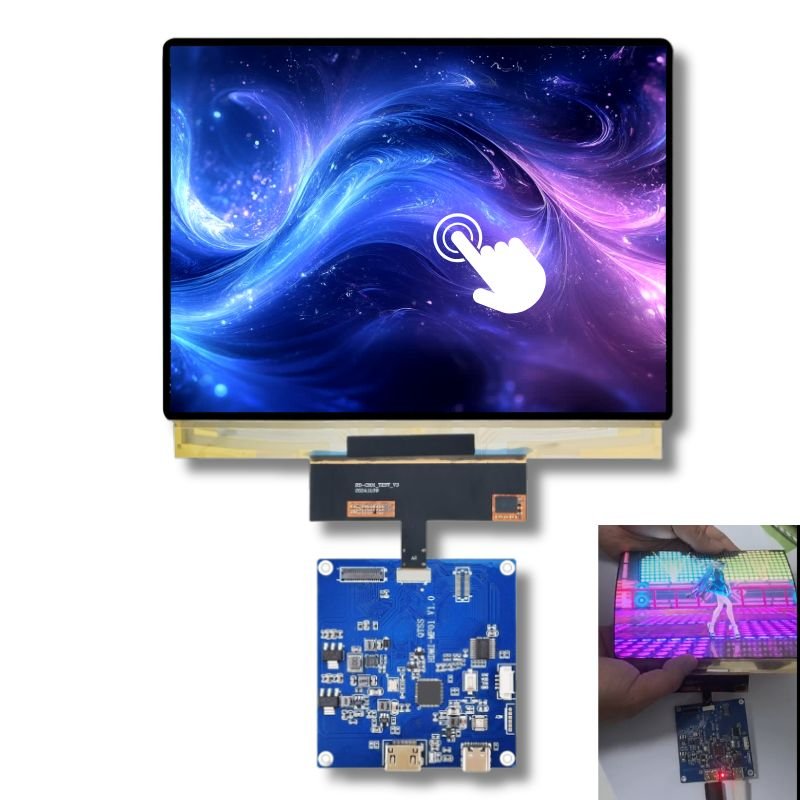 8.01-inch Flexible Touch AMOLED, High Resolution 2480×1860, HDMI Option
